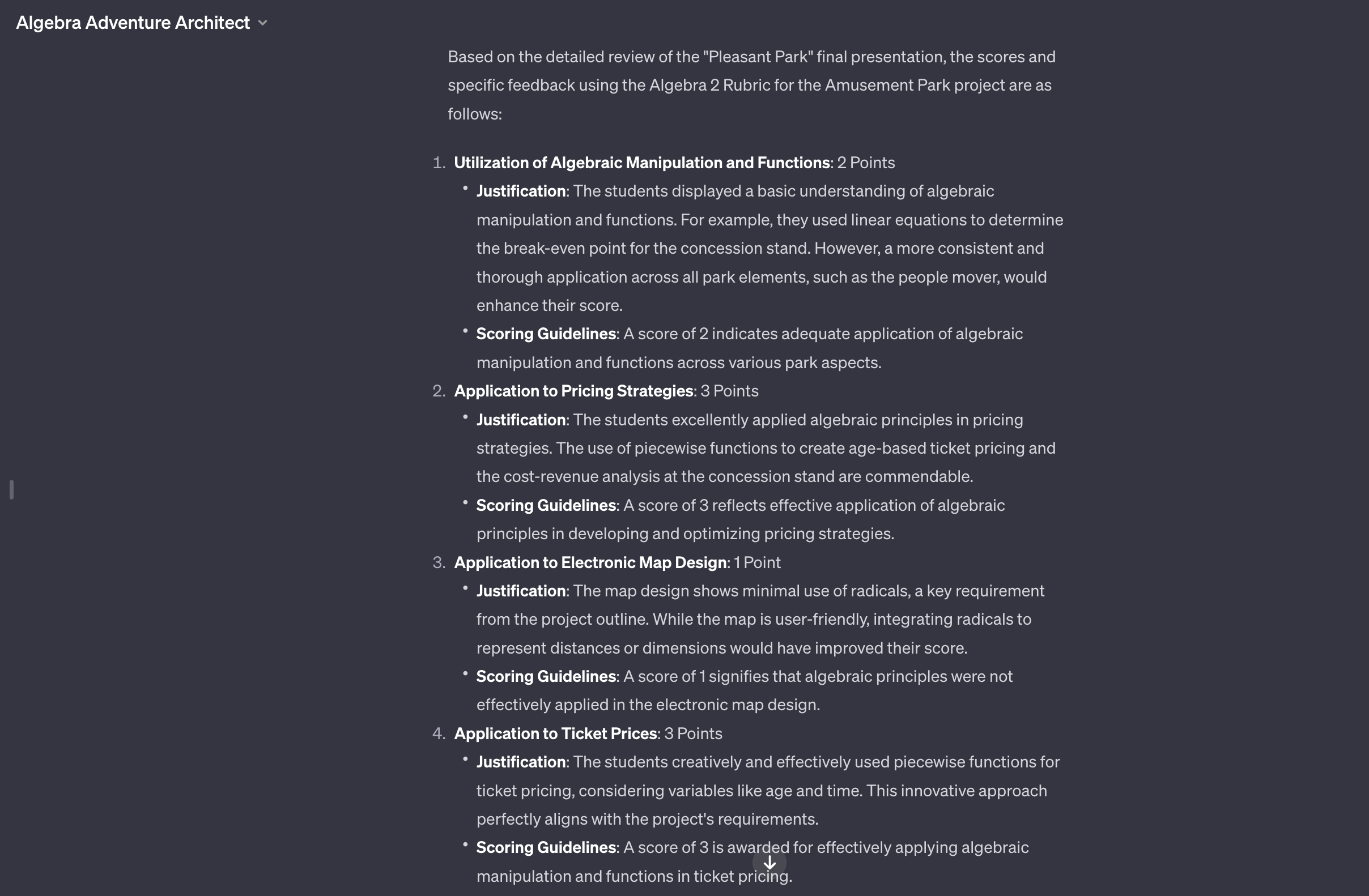 GPT AI & Algebra 2 Project-Based Learning (PBL) - i-Tech Support