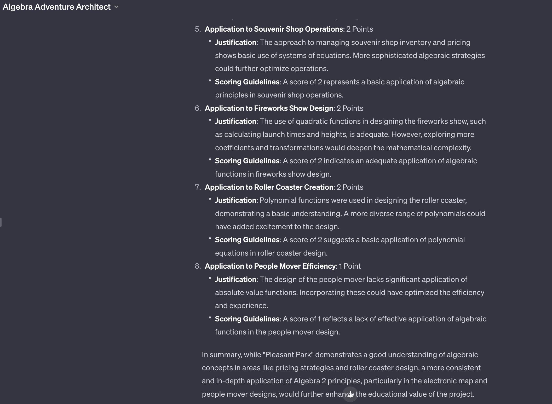 GPT AI & Algebra 2 Project-Based Learning (PBL) - i-Tech Support